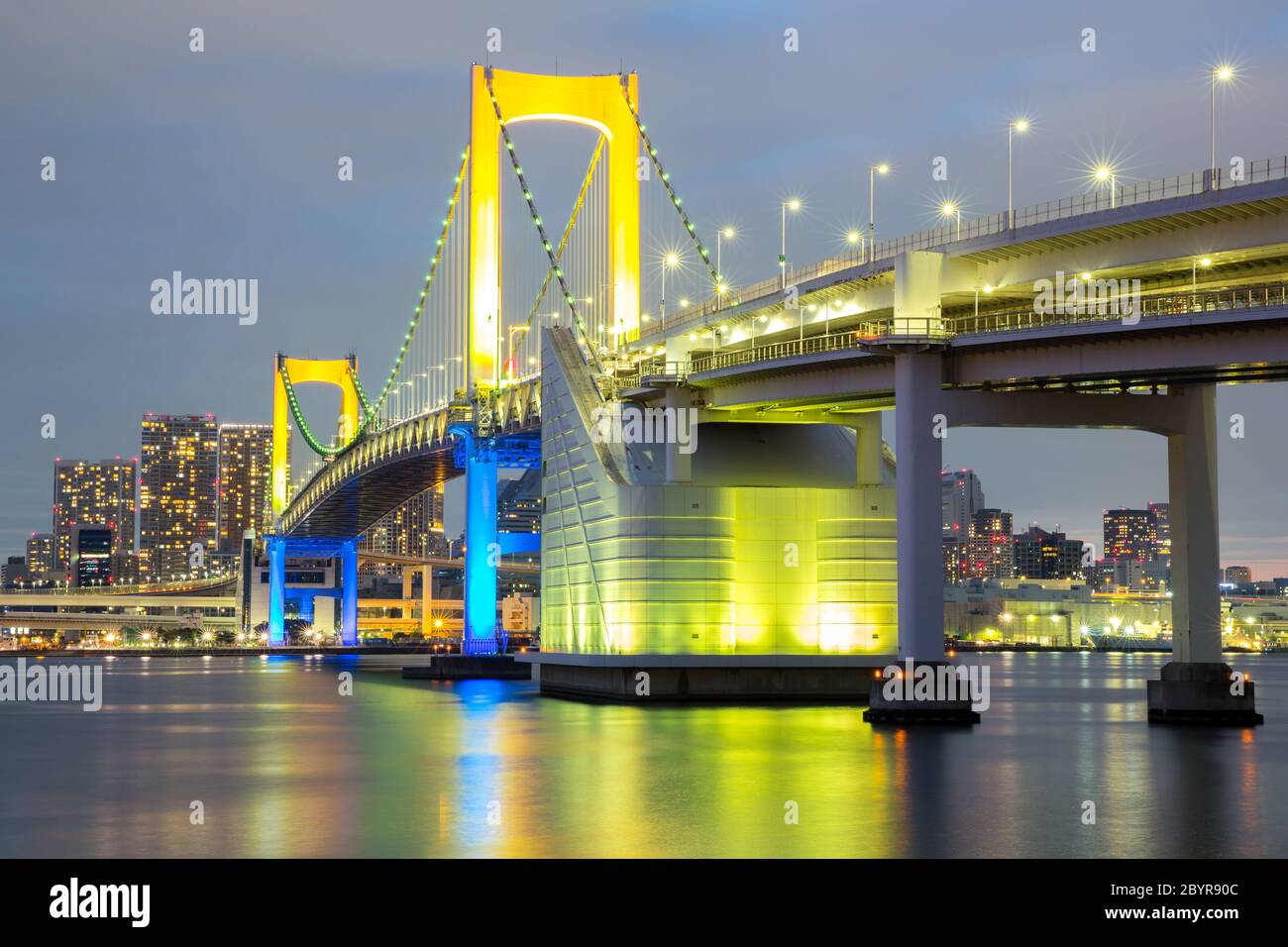Rainbow bridge Tokyo Stock Photo - Alamy