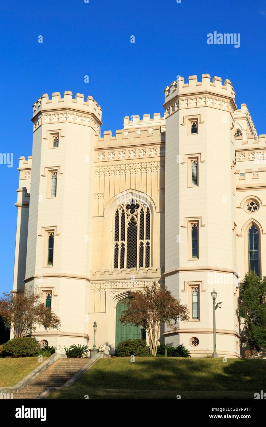 Old State Capitol, Baton Rouge, Louisiana, USA Stock Photo - Alamy