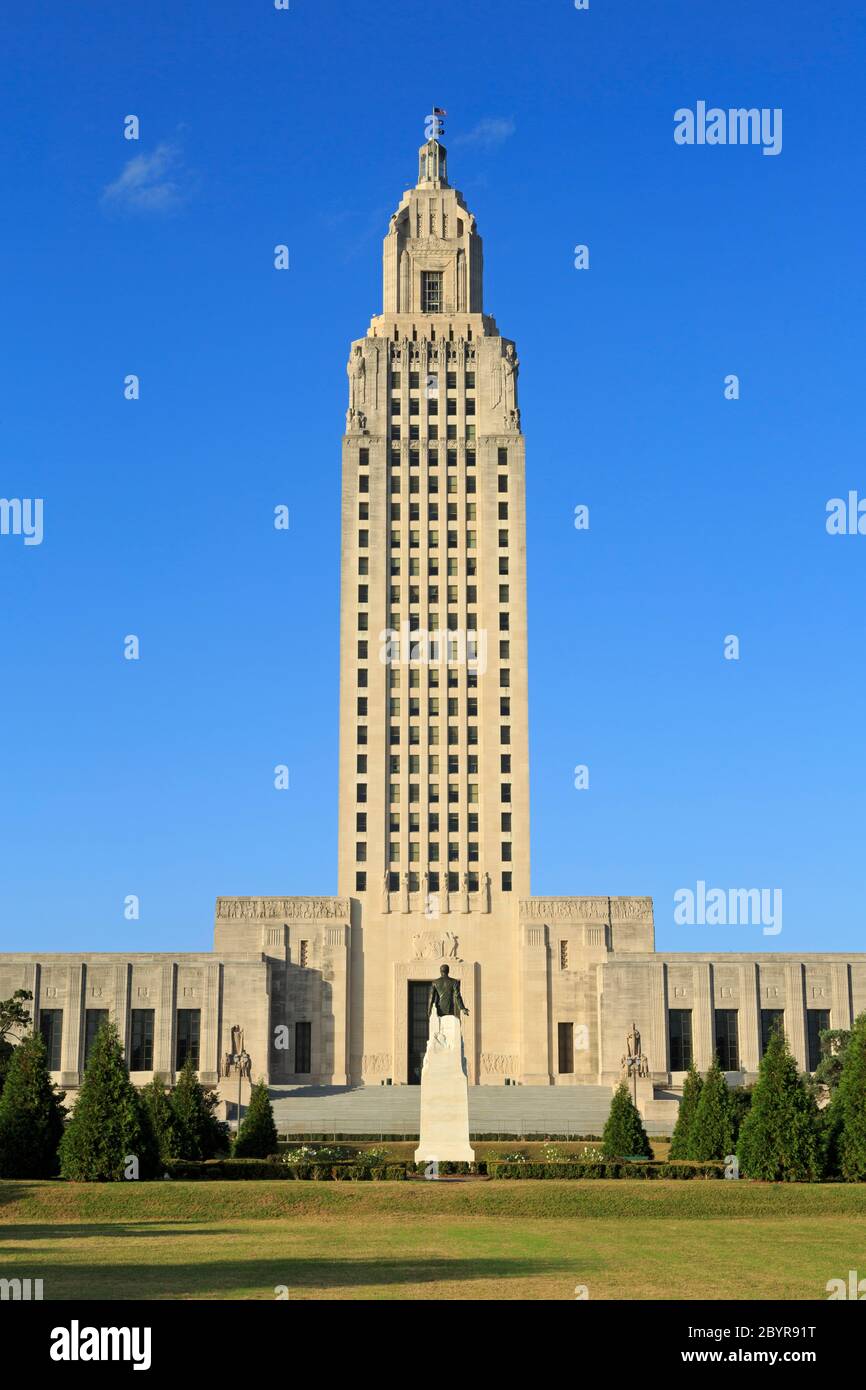 State Capitol Building, Baton Rouge, Louisiana, USA Stock Photo - Alamy