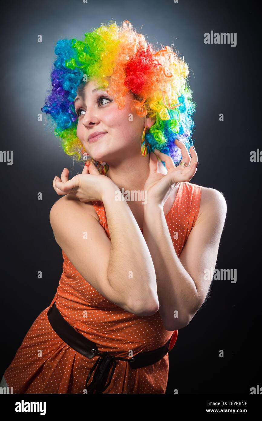 Clowns wig hi-res stock photography and images - Alamy