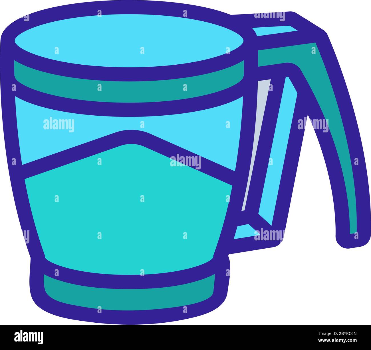 sieve for sifting flour icon vector outline illustration Stock Vector ...