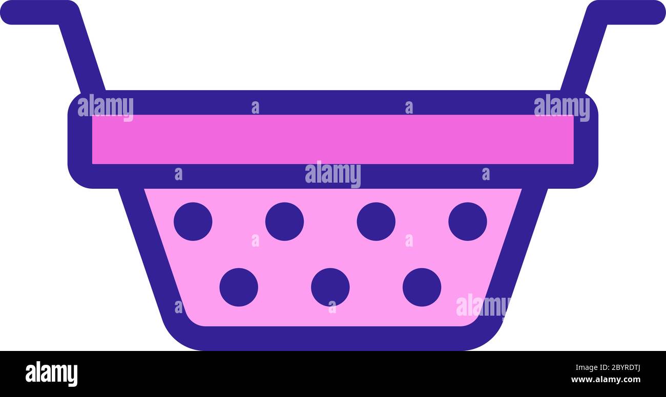 sieve kitchen instrument for preparation icon vector outline ...