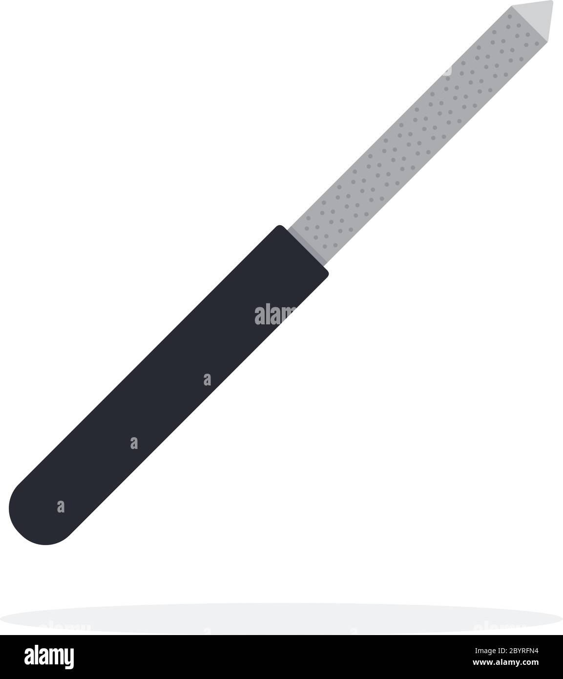Nail file vector flat isolated Stock Vector Image & Art - Alamy