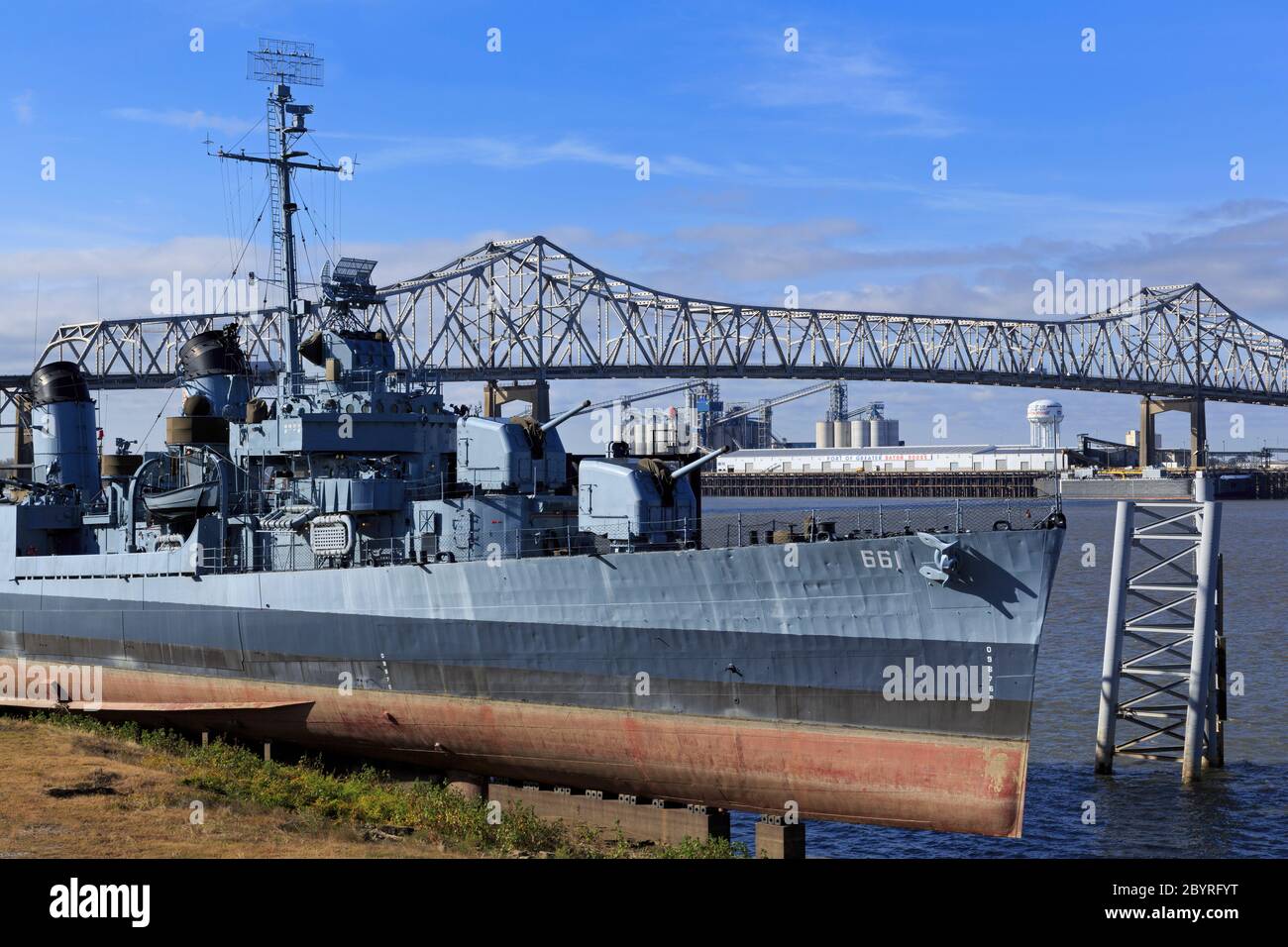 USS Kidd Museum, Baton Rouge, Louisiana, USA Stock Photo - Alamy