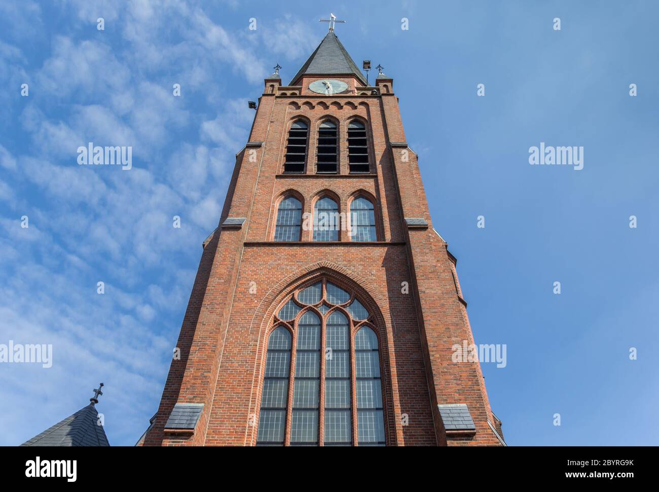 Tower of the historic church of Nijverdal, Netherlands Stock Photo - Alamy