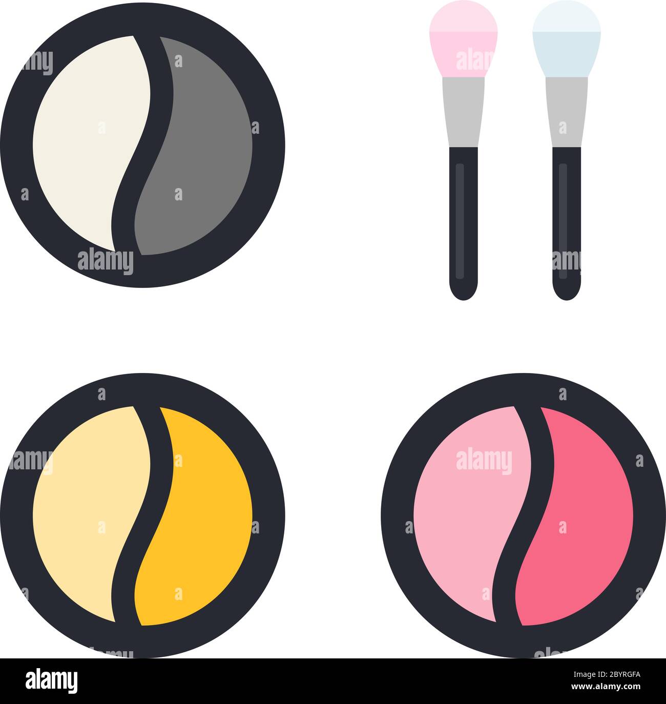 Double black and white case Stock Vector Images - Alamy