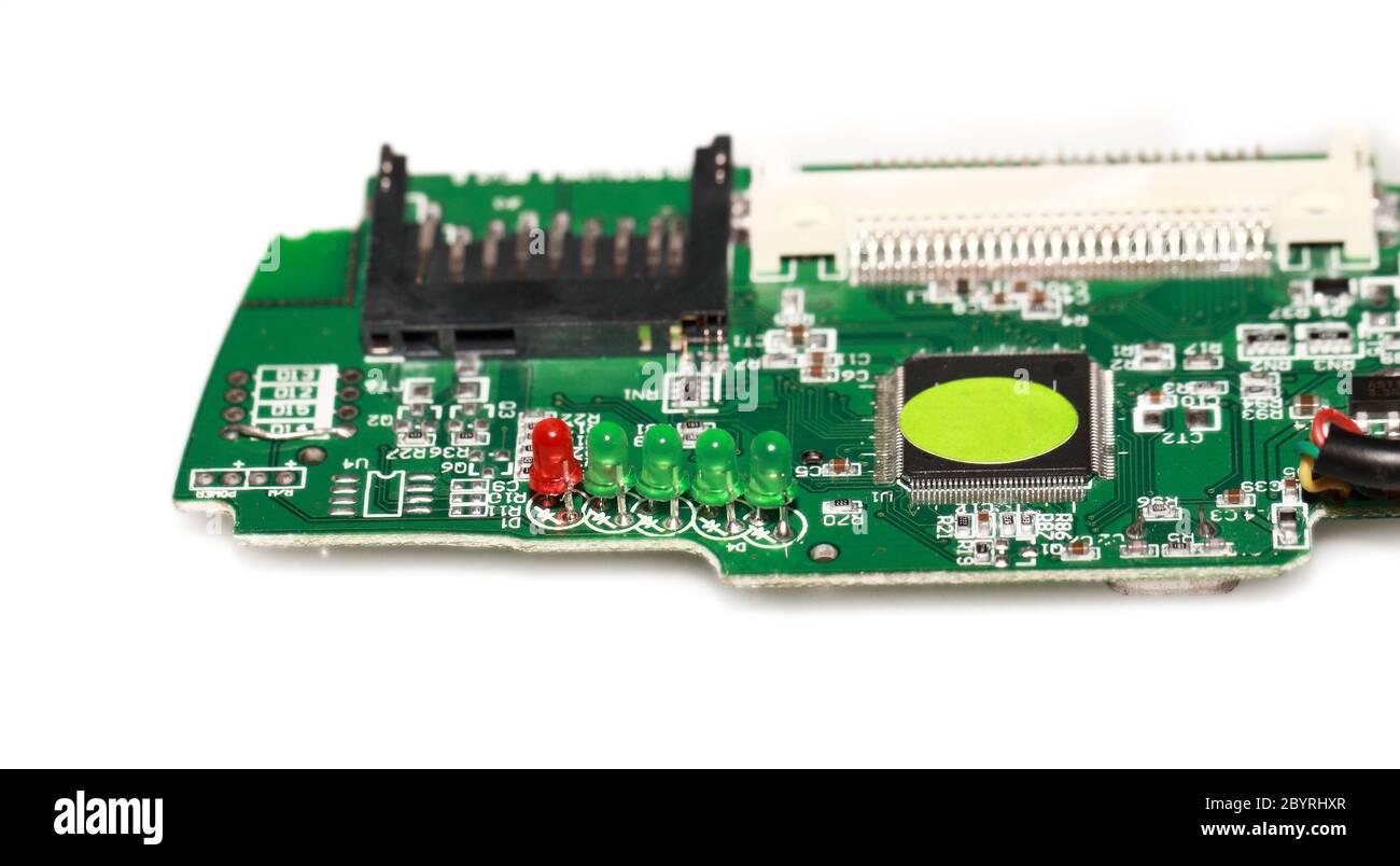 Green computer motherboard hi-res stock photography and images - Alamy