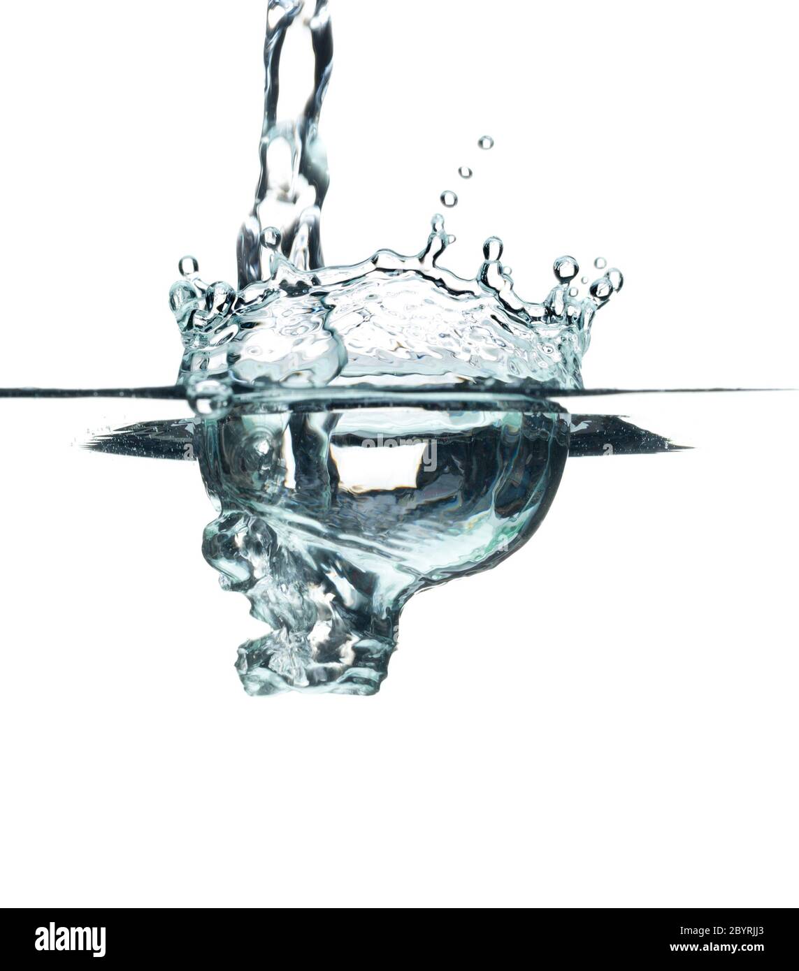 Clear Blue Water Splashing Stock Photo - Alamy