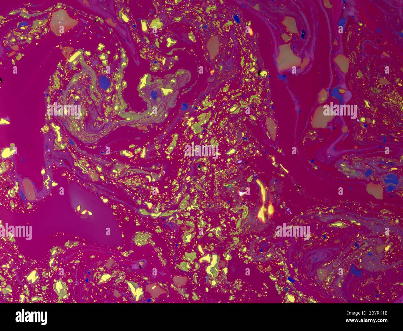Abstract of colourful and transient paint swirls Stock Photo - Alamy