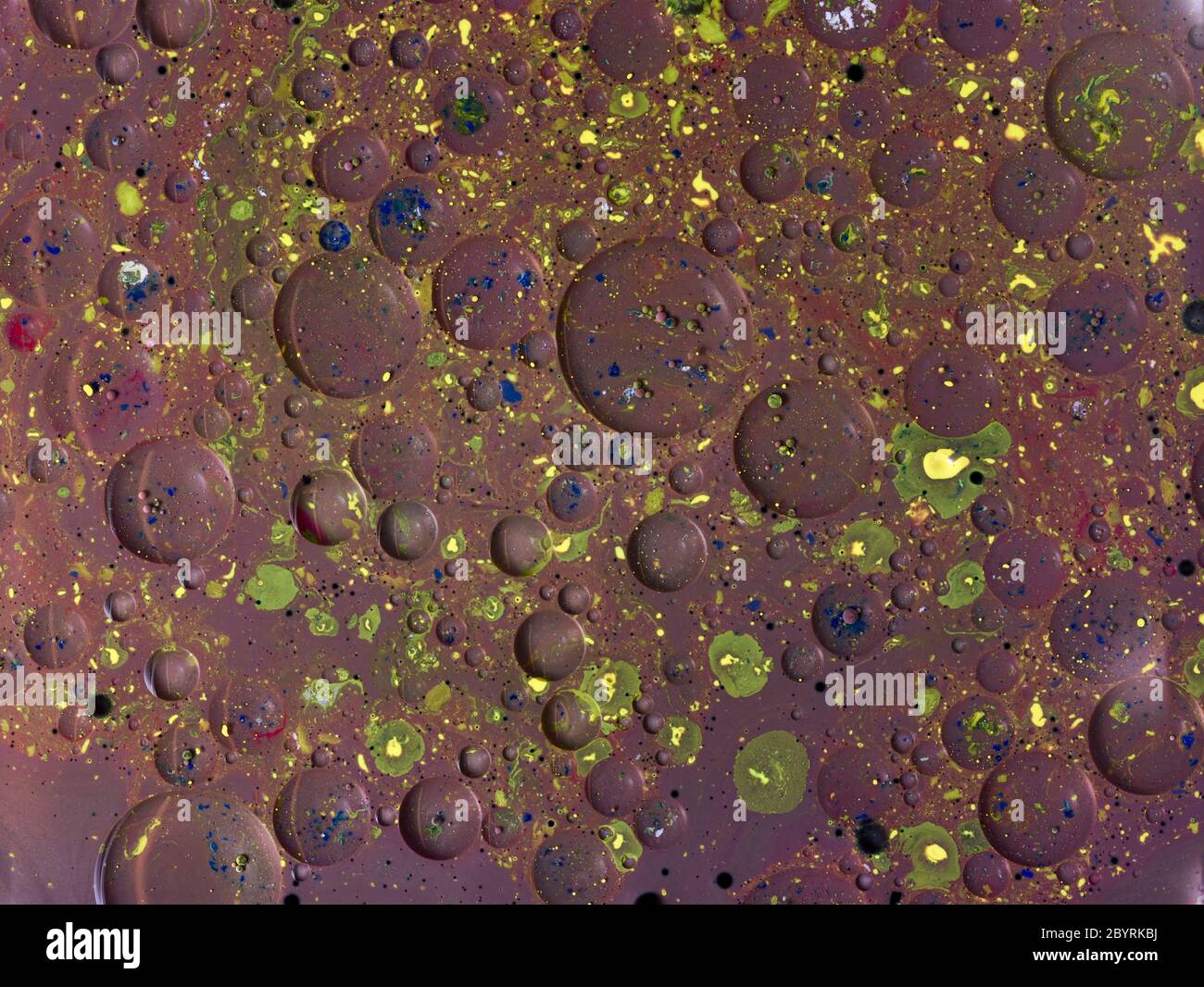 Abstract of colourful and transient paint swirls Stock Photo - Alamy