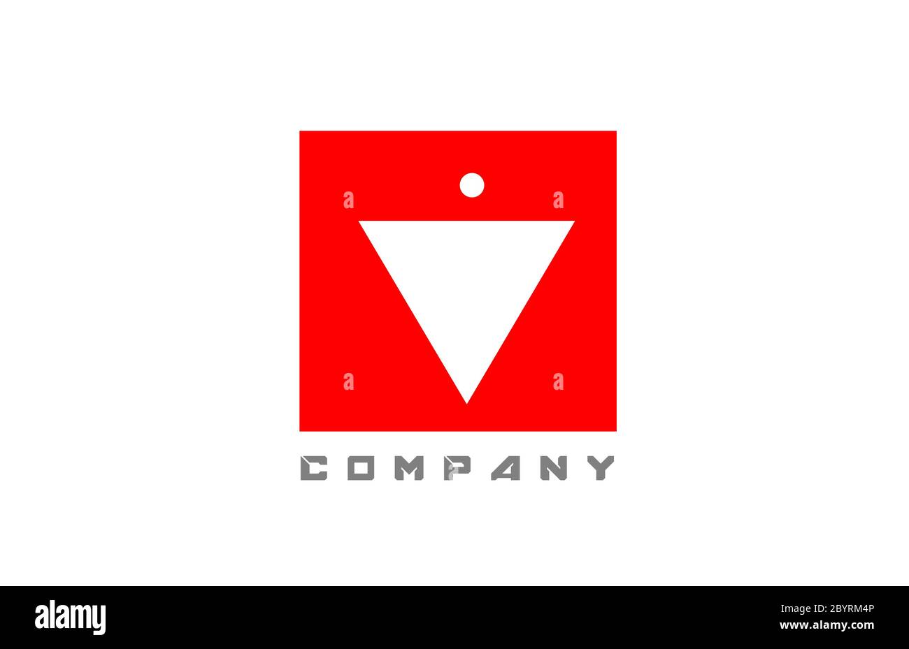 Company Logo With Red Pyramid