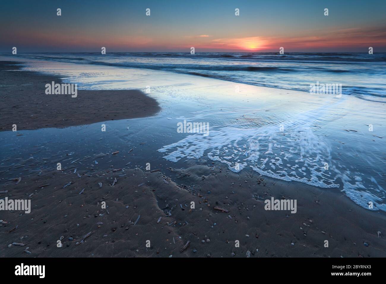 Sunset nature sea sand hi-res stock photography and images - Alamy