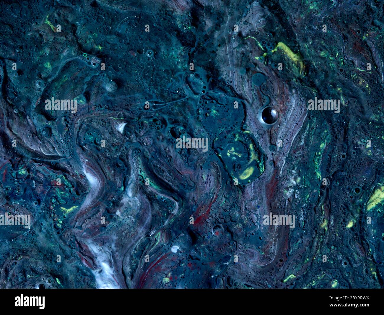 Abstract of colourful and transient paint swirls Stock Photo - Alamy
