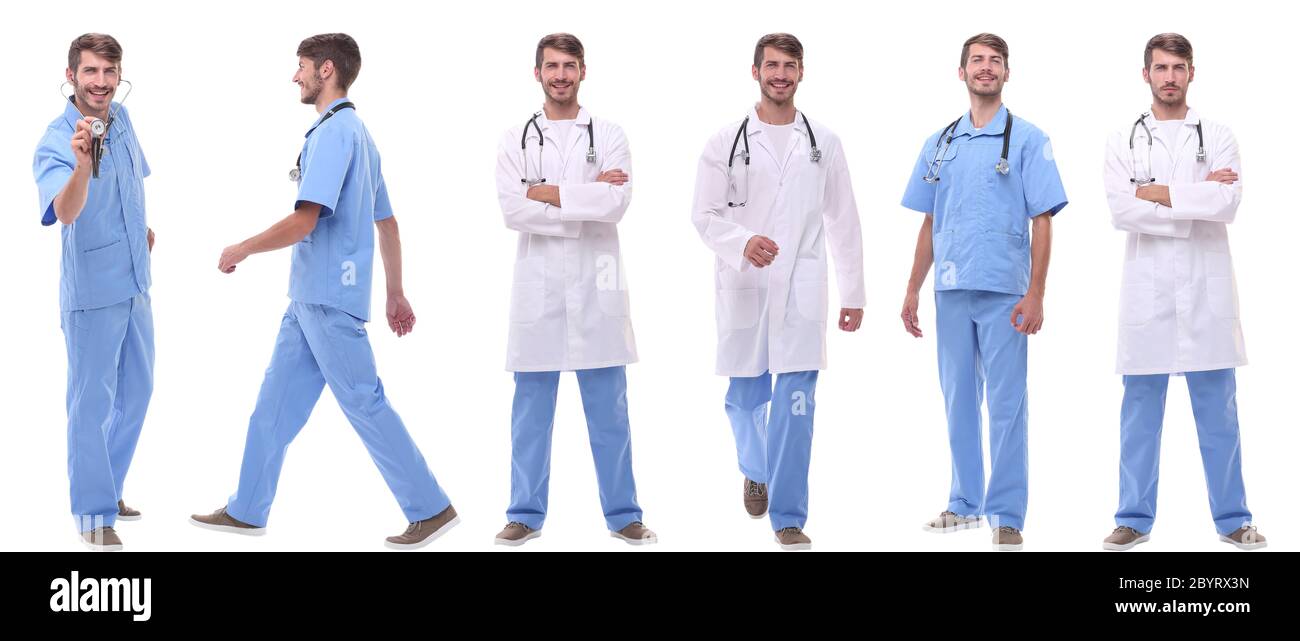 group of medical doctors standing in a row Stock Photo - Alamy