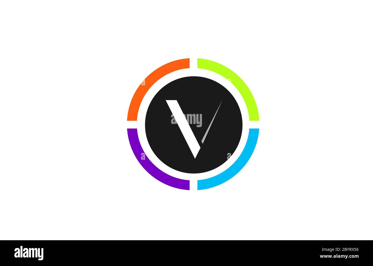 V colored hi-res stock photography and images - Alamy