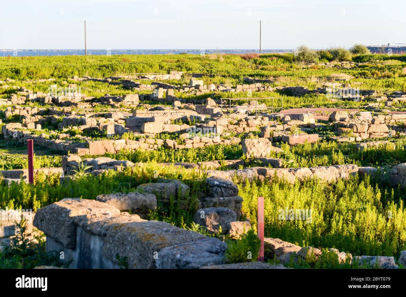 Megara Hyblaea, archeological site, Sicily, Italy Stock Photo - Alamy