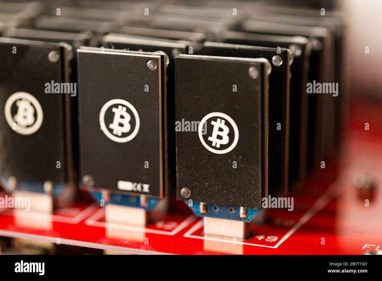 Bitcoin mining machine hi-res stock photography and images - Alamy