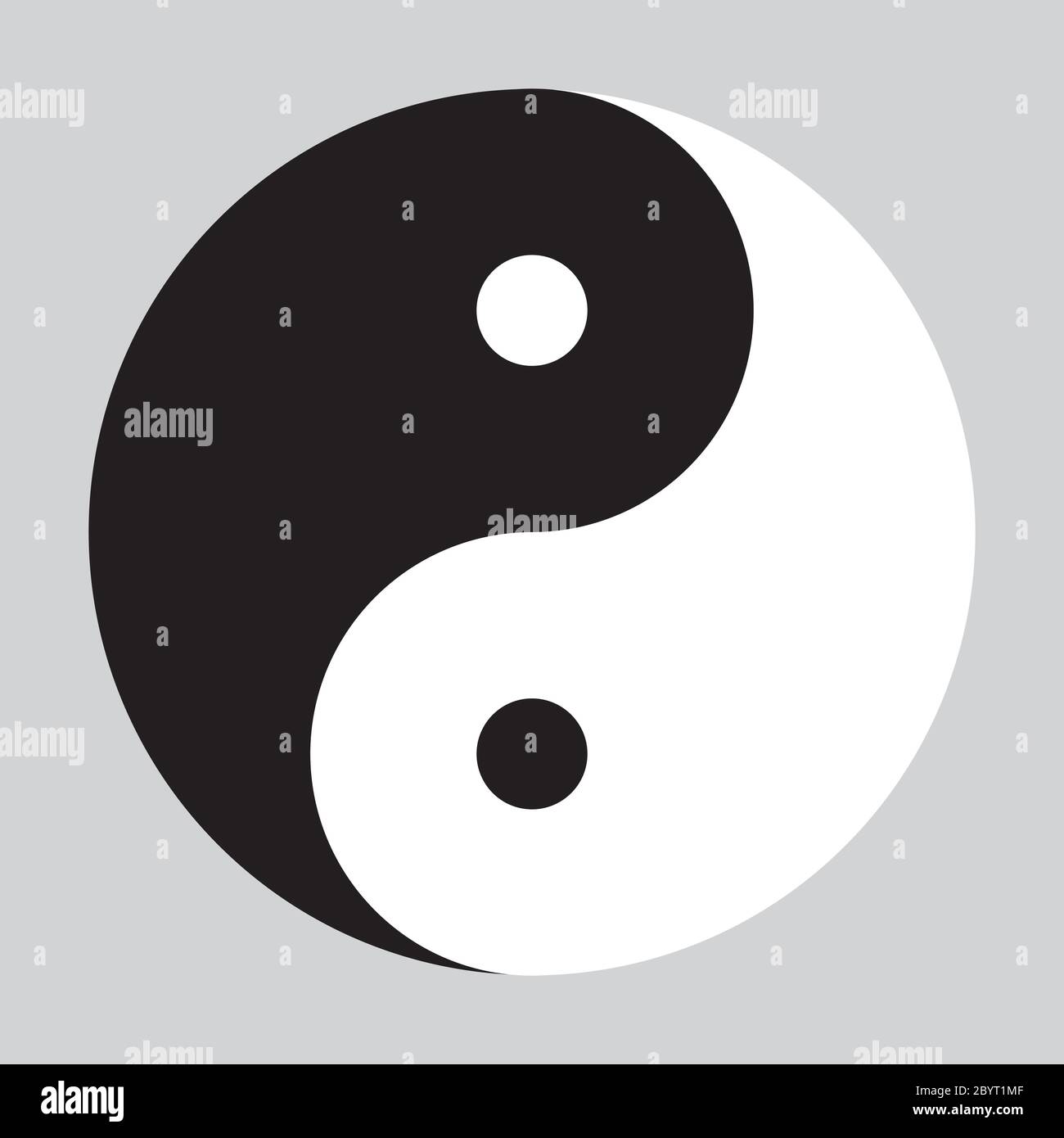 Yin Yang symbol of Chinese phylosophy describes how opposite and ...