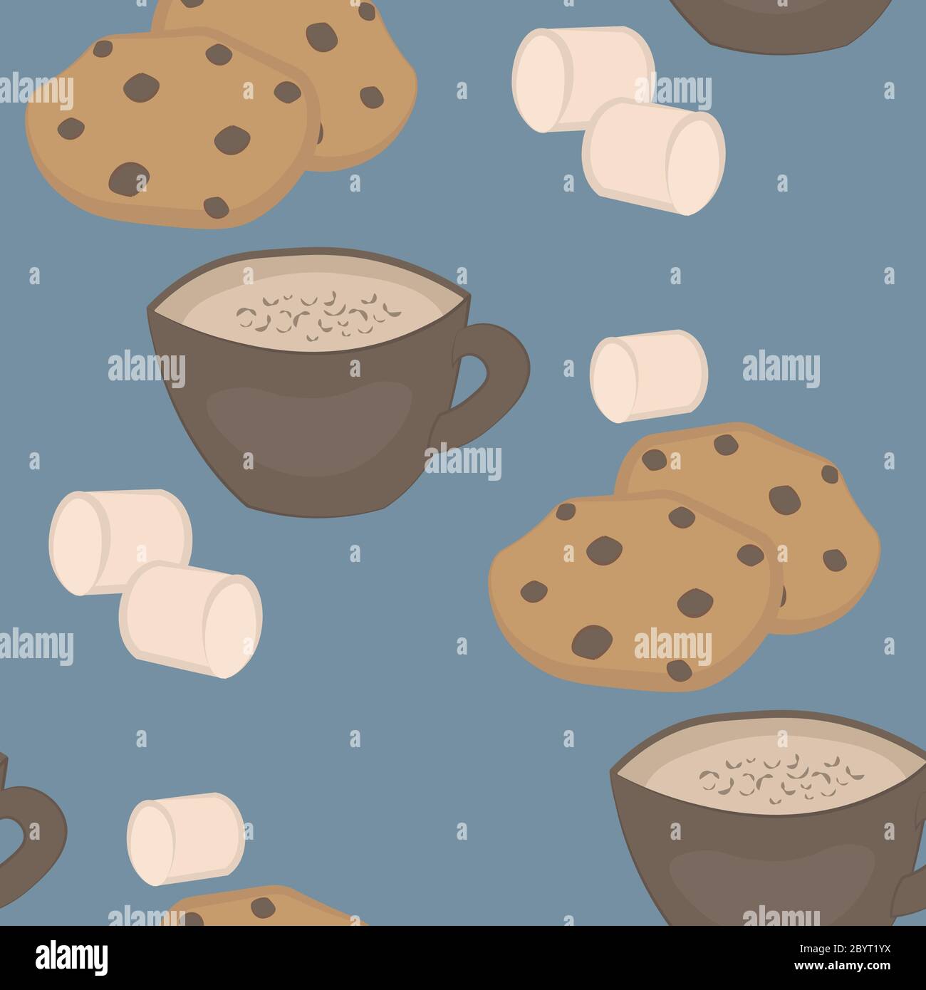 Mug coffee christmas cookies Stock Vector Images - Alamy