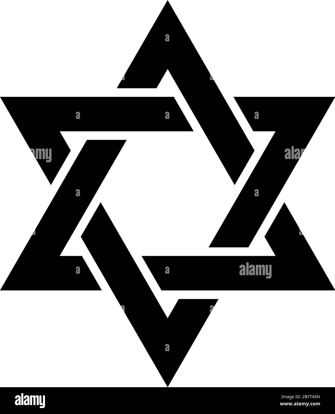 Star of David. Hexagram sign. Symbol of Jewish identity and Judaism ...