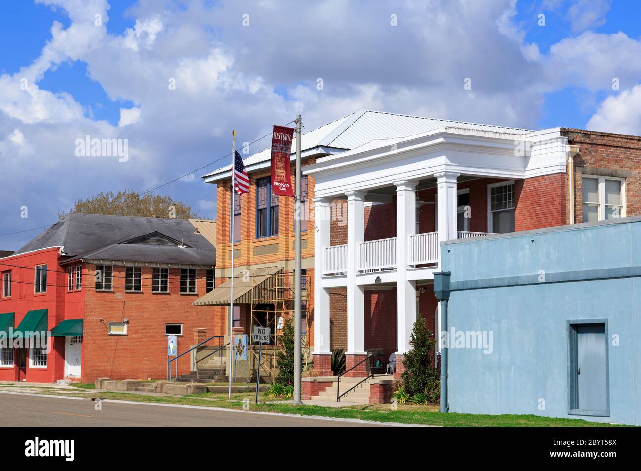 Historic District, Morgan City, Louisiana, USA Stock Photo - Alamy