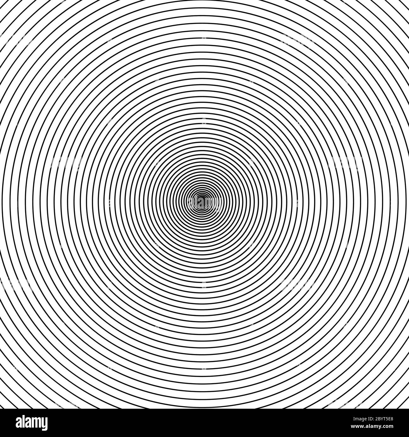 Grey concentric rings. Epicenter theme. Simple flat vector illustration ...