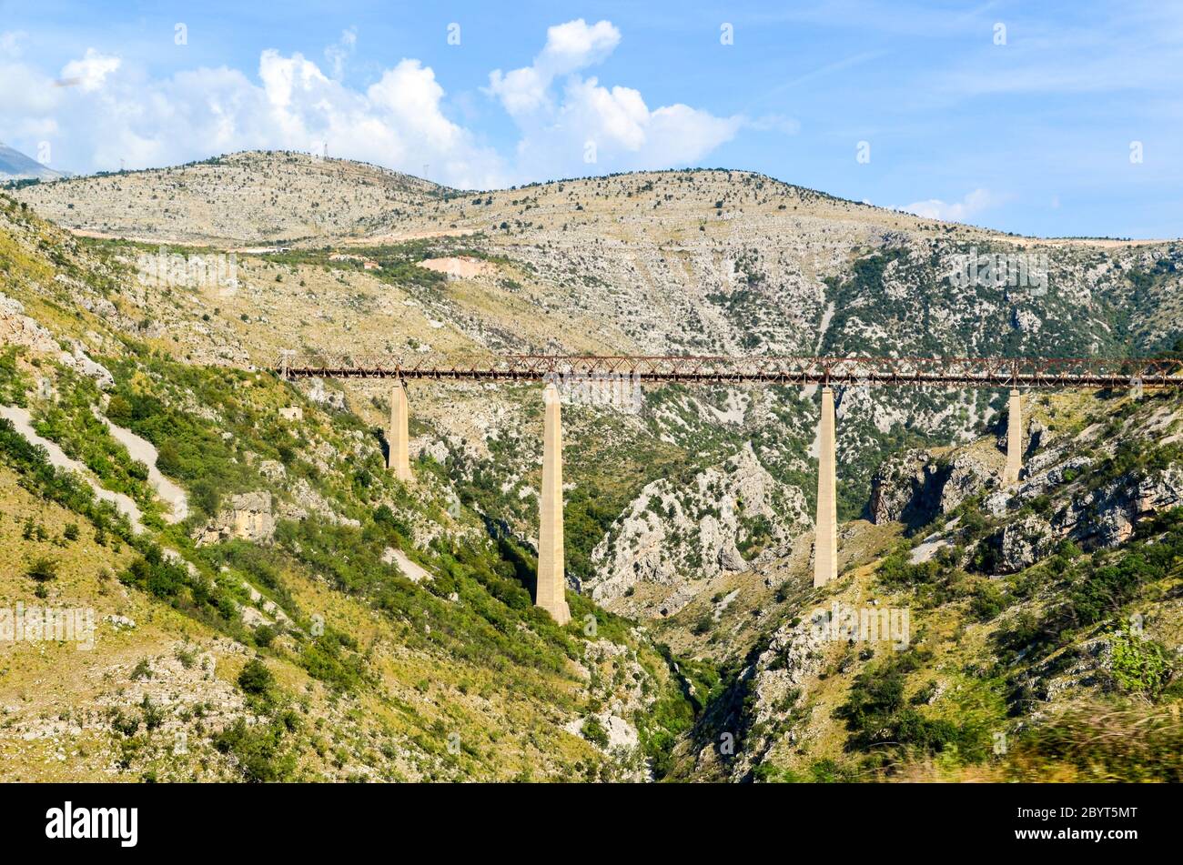 Montenegro: Mala Rijeka Viaduct Stock Photo - Alamy