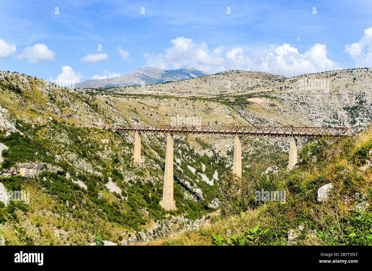Montenegro: Mala Rijeka Viaduct Stock Photo - Alamy
