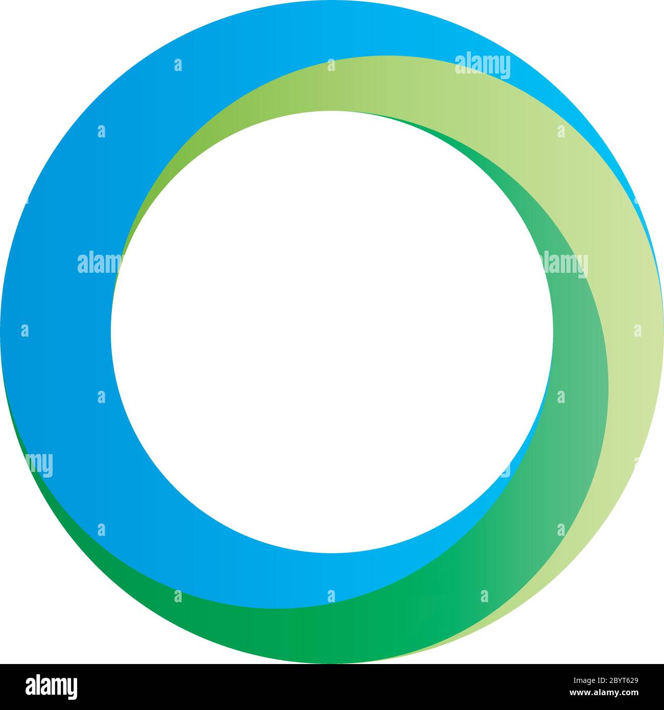 Orbit icon. Rounded vector ring designed with blended gradients in ...