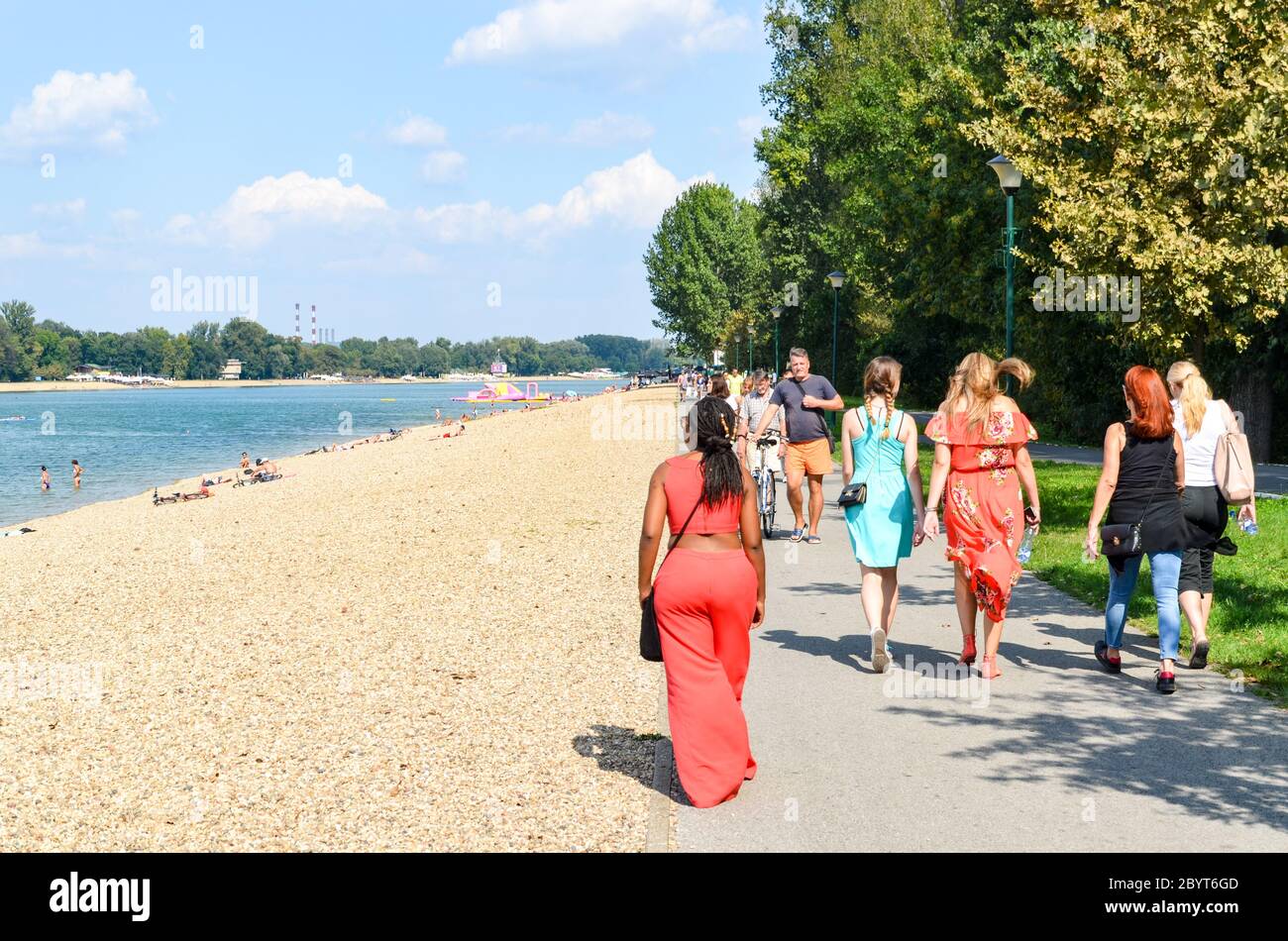 Summer in ada ciganlija belgrade hi-res stock photography and images ...