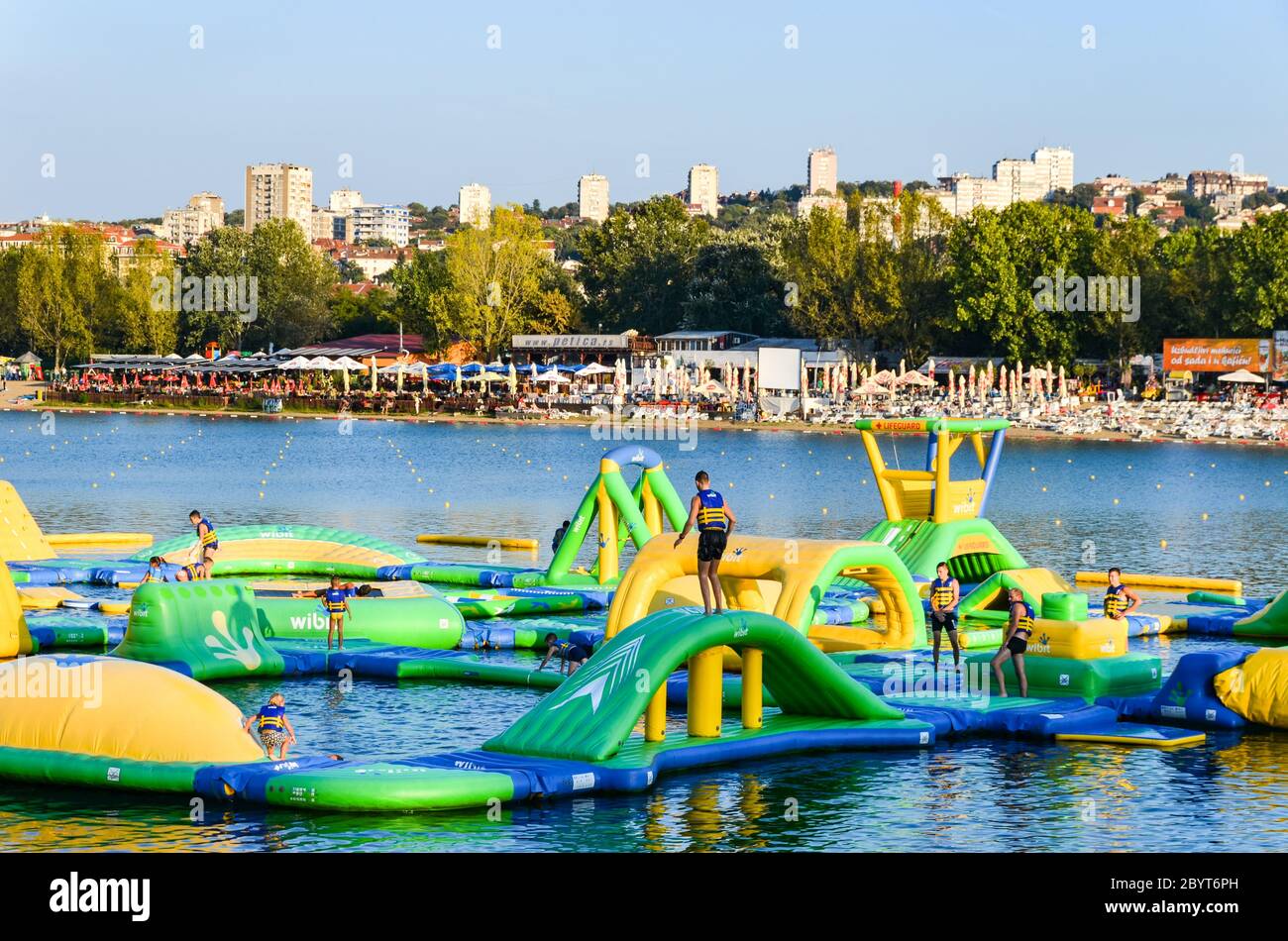 Summer in ada ciganlija belgrade hi-res stock photography and images ...