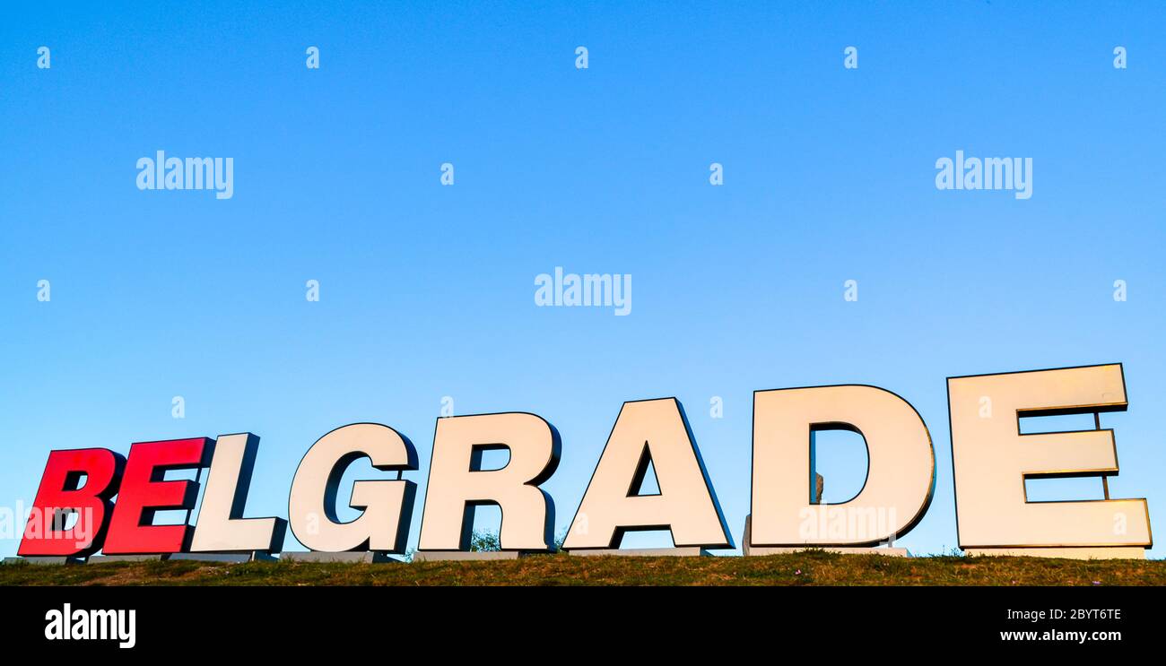 Belgrade Sign High Resolution Stock Photography and Images - Alamy
