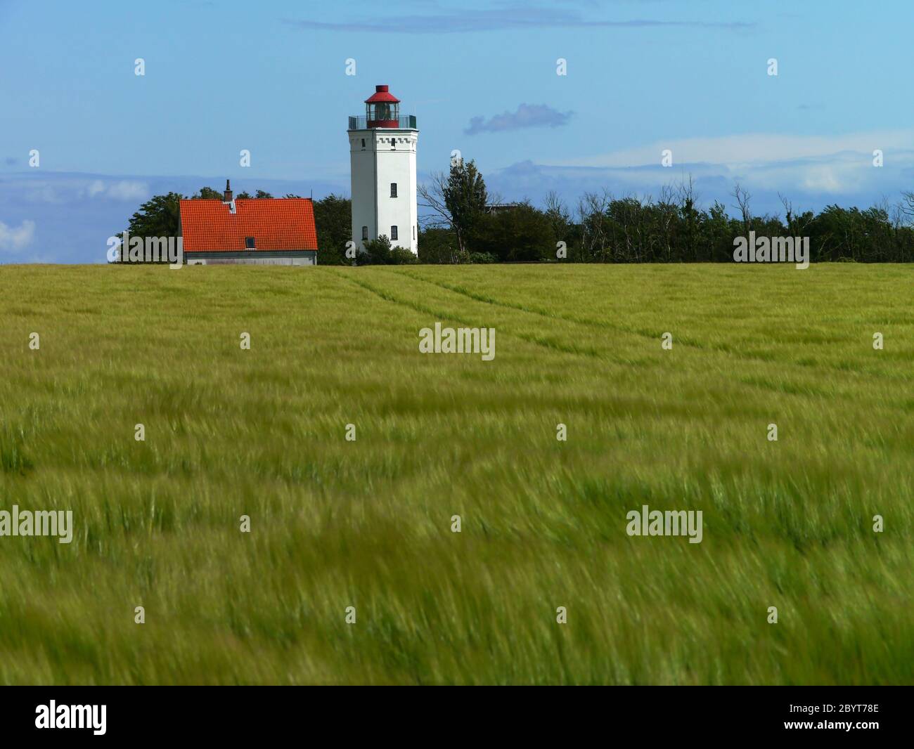 Lighthouse in denmark Stock Photo - Alamy
