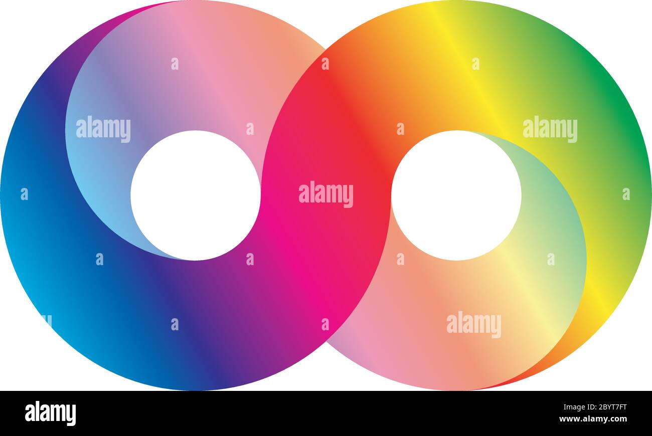 Infinity symbol icon, aka lemniscate, looks like sideways number eight ...