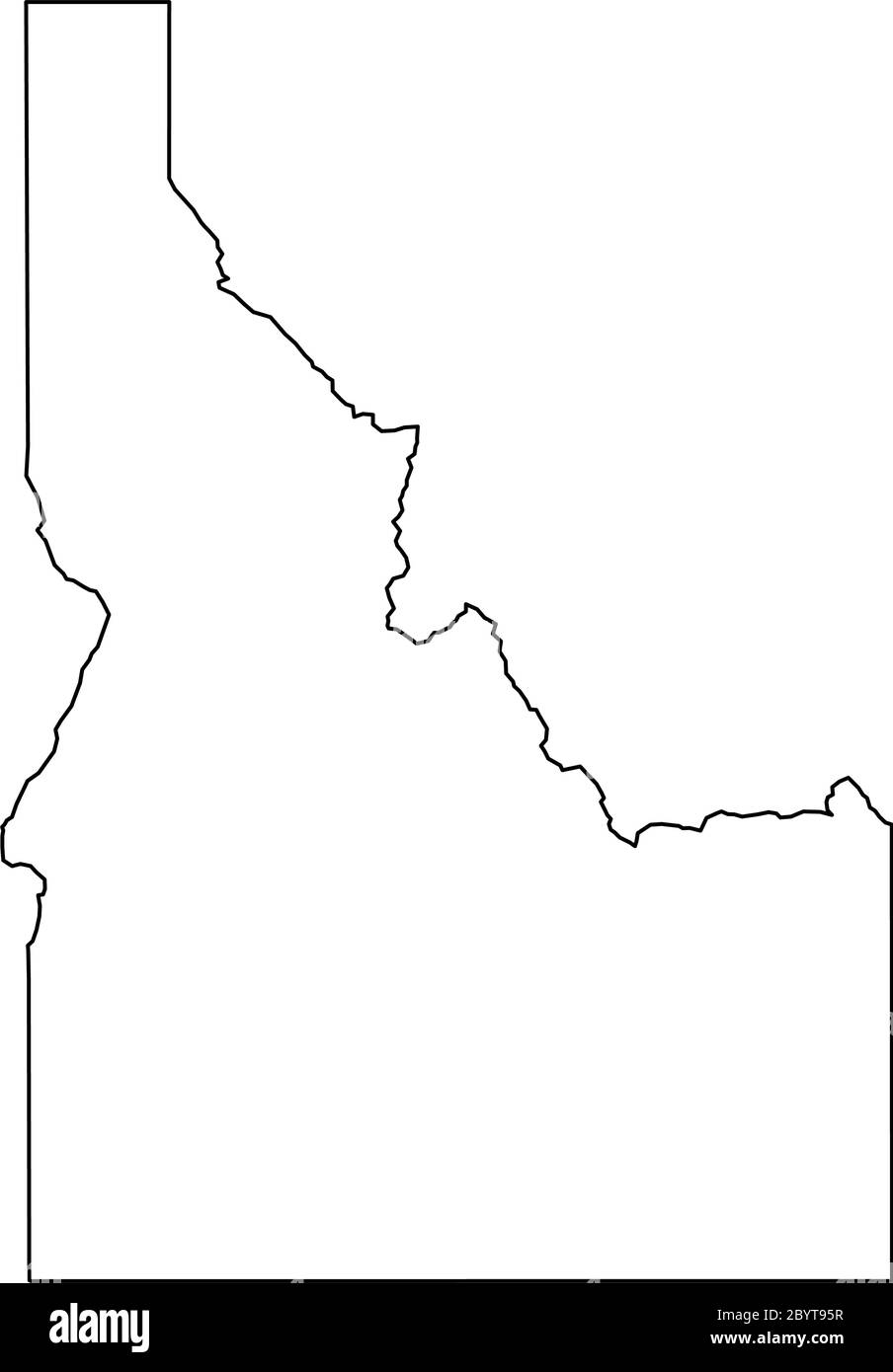 Idaho Outline Vector