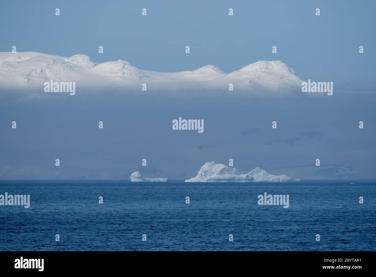 View of the Antarctic Peninsula from the Antarctic Sound, Antarctica ...