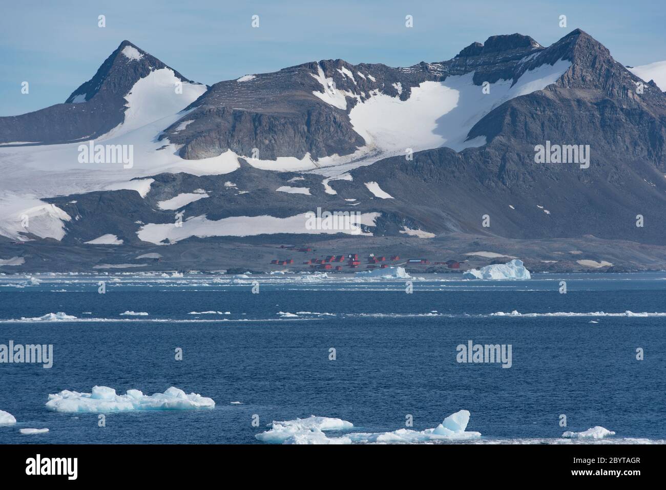 The Argentinian Research Station in Hope Bay on the Trinity Peninsula ...