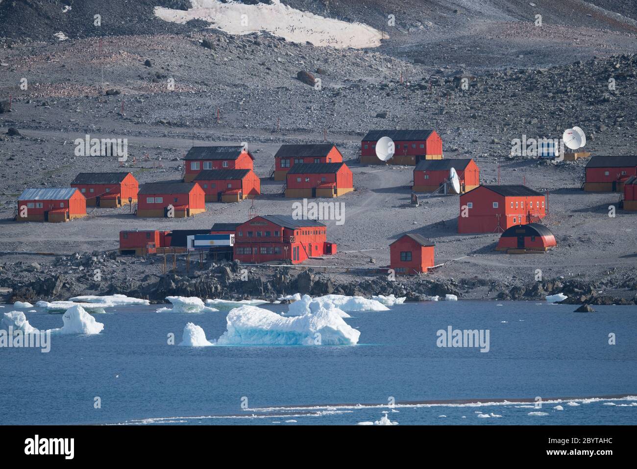 The Argentinian Research Station in Hope Bay on the Trinity Peninsula ...