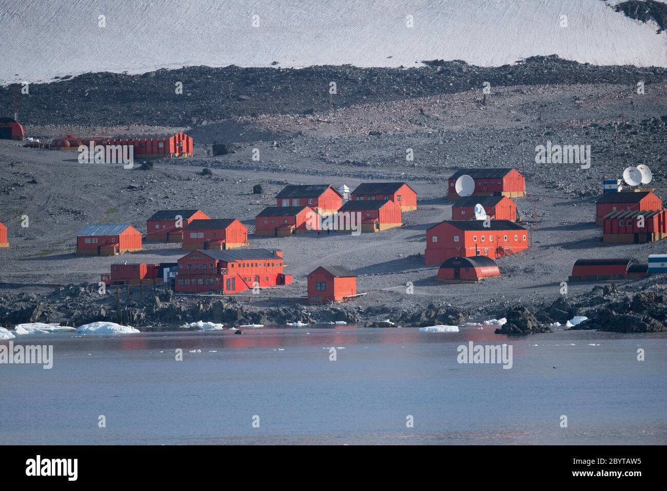 The Argentinian Research Station in Hope Bay on the Trinity Peninsula ...