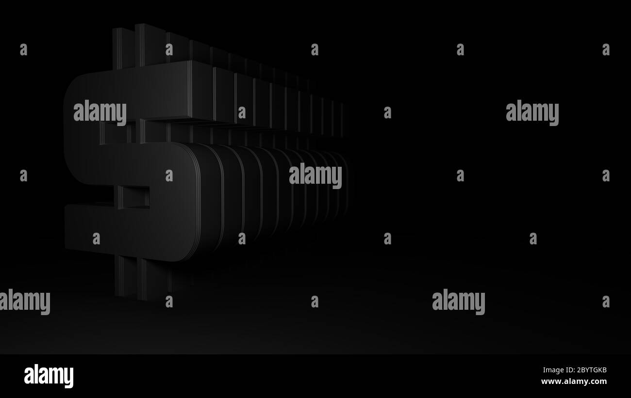 3d money dollar icon Black and White Stock Photos & Images - Alamy