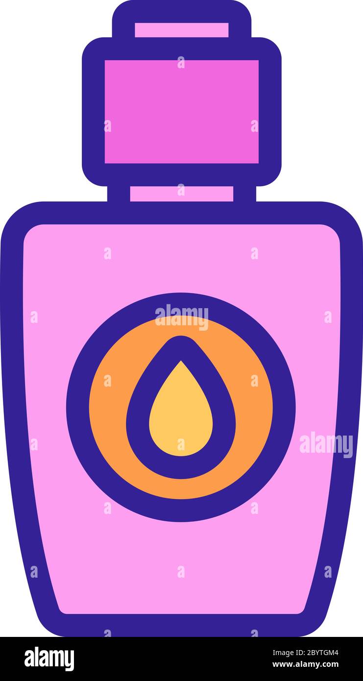 oil cosmetic for skin icon vector outline illustration Stock Vector ...