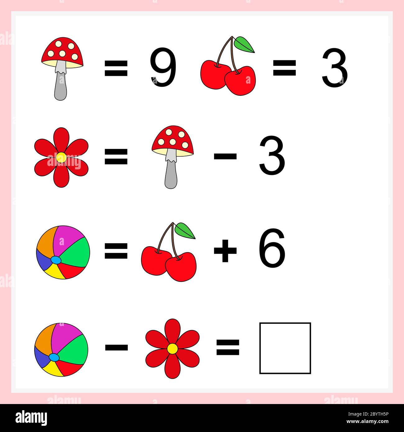 worksheet for kids. education puzzle game. children activity Stock ...