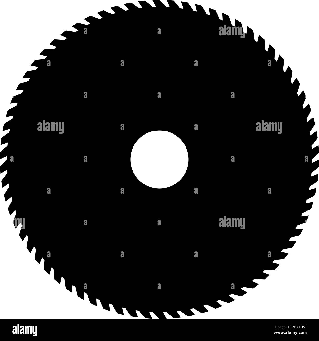 Black circular saw. Vector sign or icon. Symbol of saw mill Stock ...