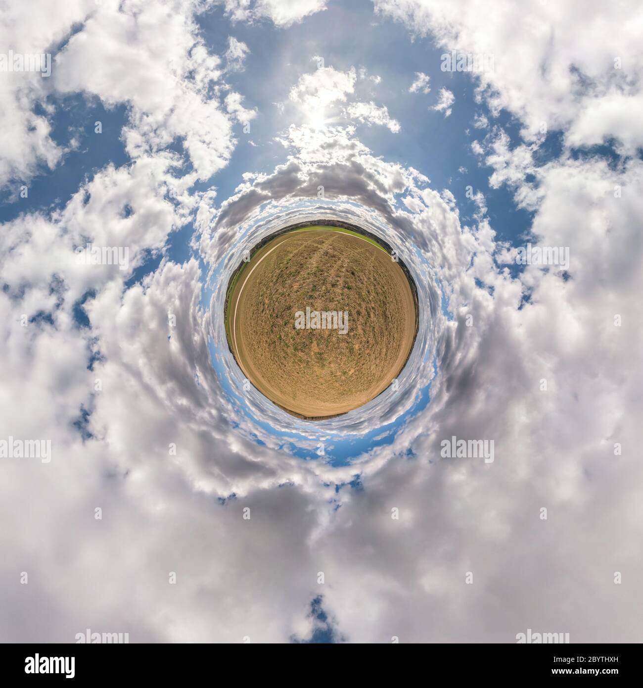 Little planet transformation of spherical panorama 360 degrees ...
