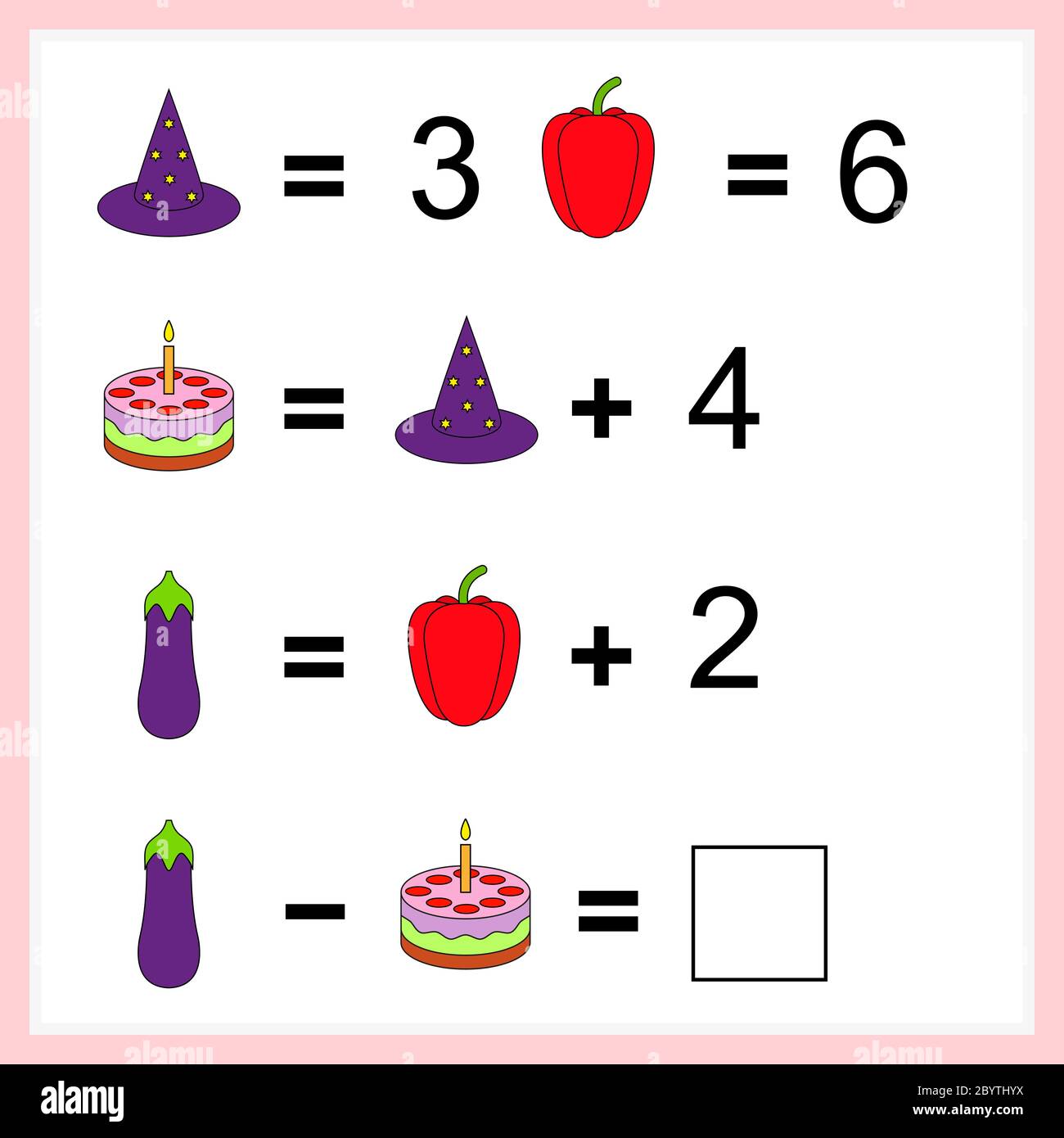 worksheet for kids. education puzzle game. children activity Stock ...