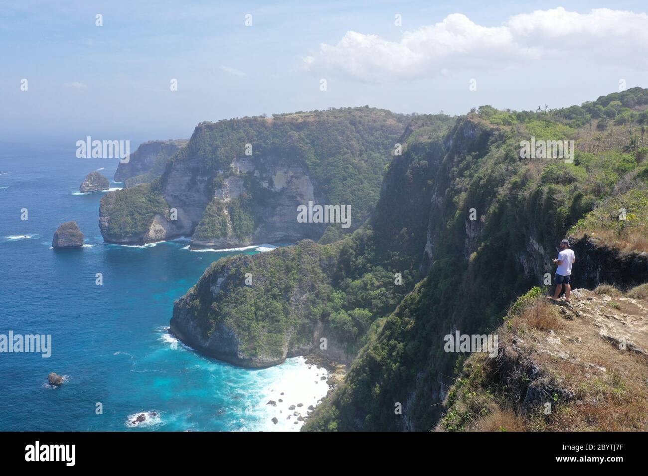 Coastal scenery in the island of Nusa Penida Indonesia Stock Photo - Alamy