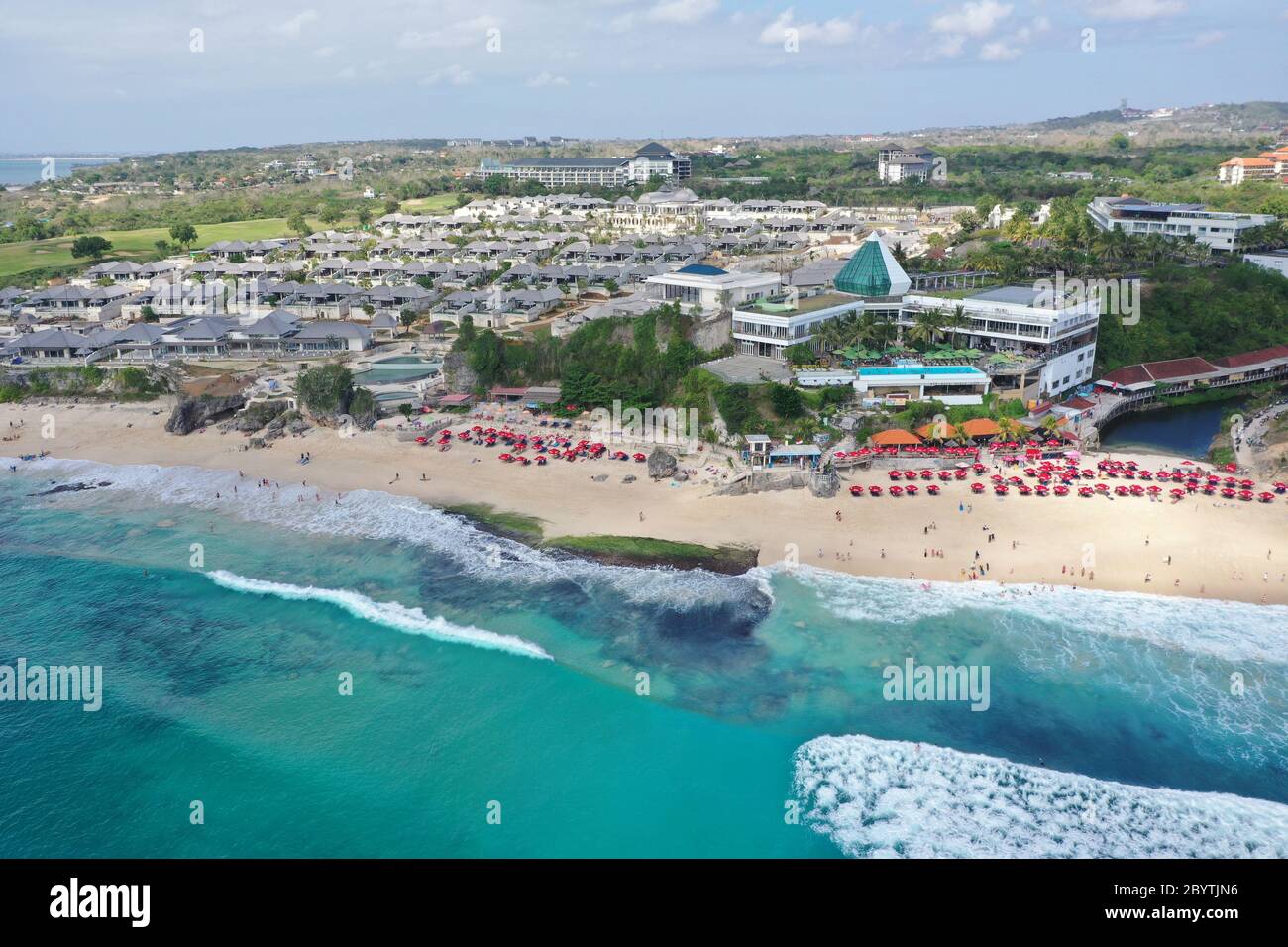 Southern Bali Indonesia beach view point aerial Stock Photo - Alamy