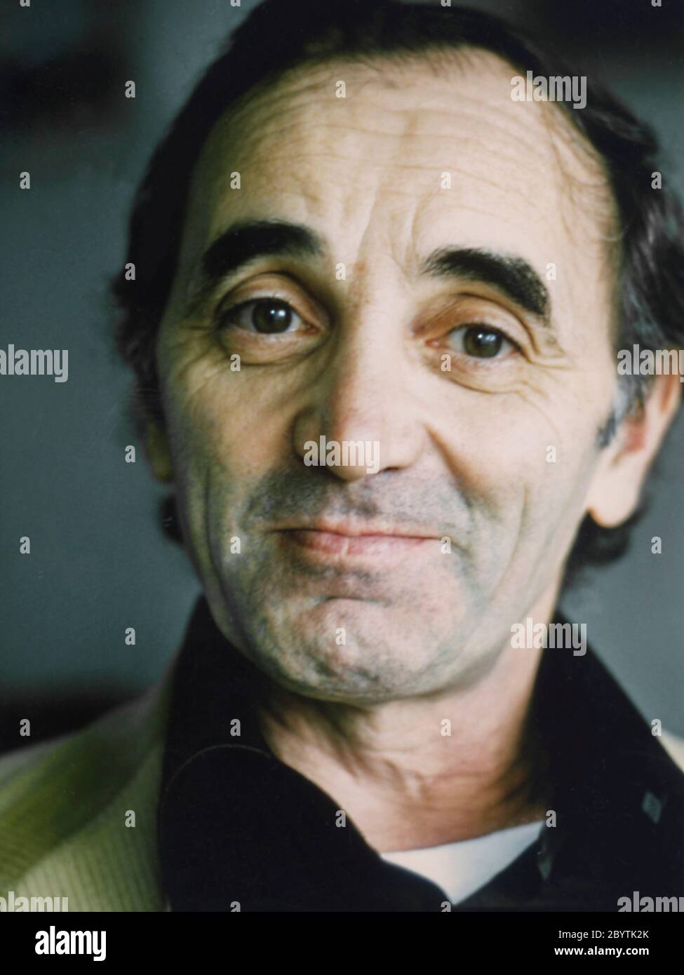 Charles Aznavour in London 1982 Stock Photo - Alamy