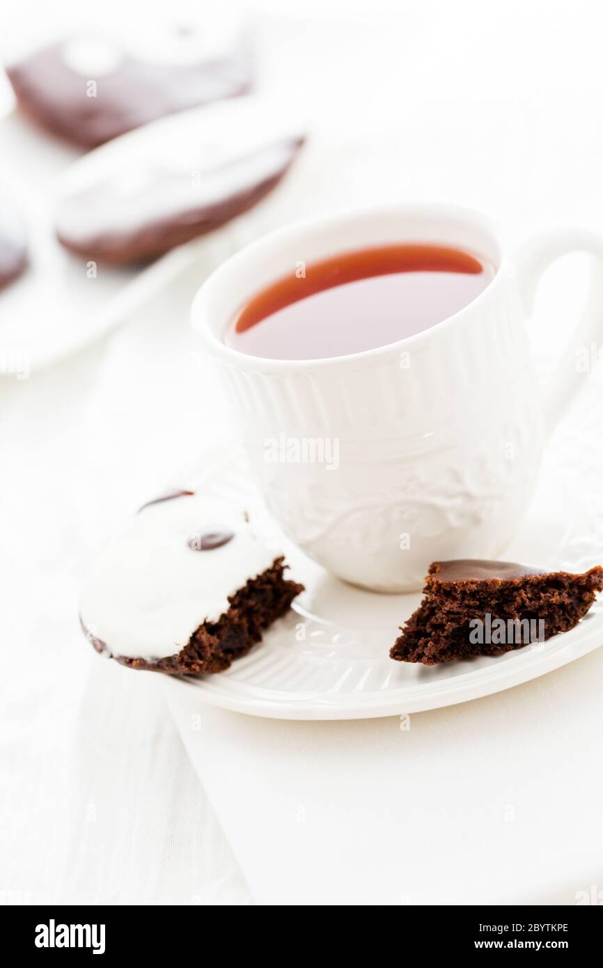 Yin and yang cookies Stock Photo - Alamy