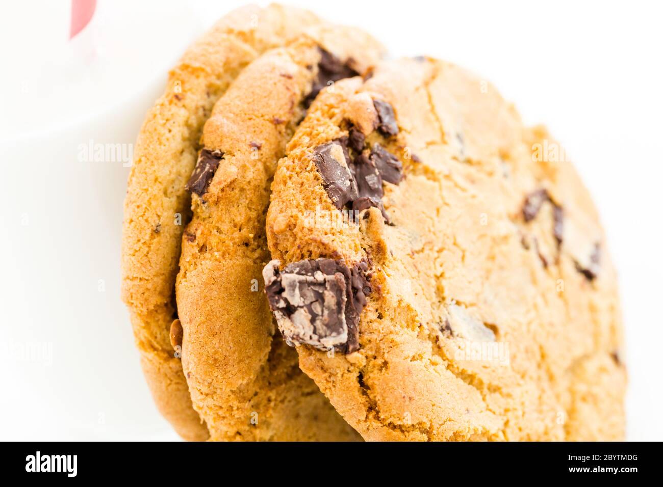 Chocolate chunk cookies Stock Photo - Alamy
